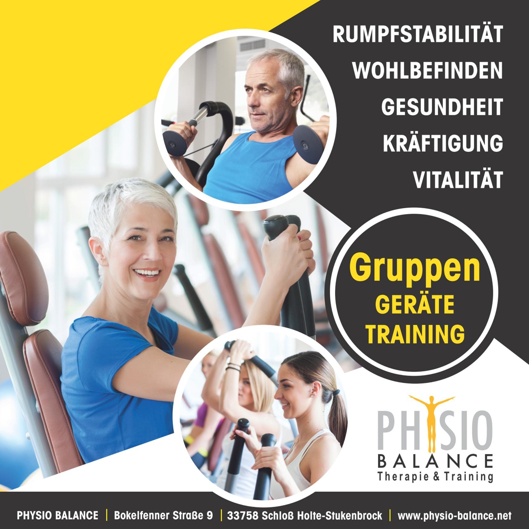 GRUPPEN-GERÄTETRAINING - Physio Balance